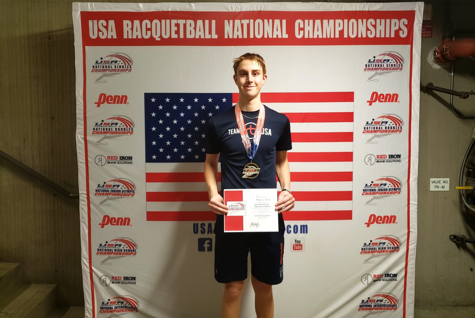 Centennial senior earns gold medal at High School Racquetball Championships