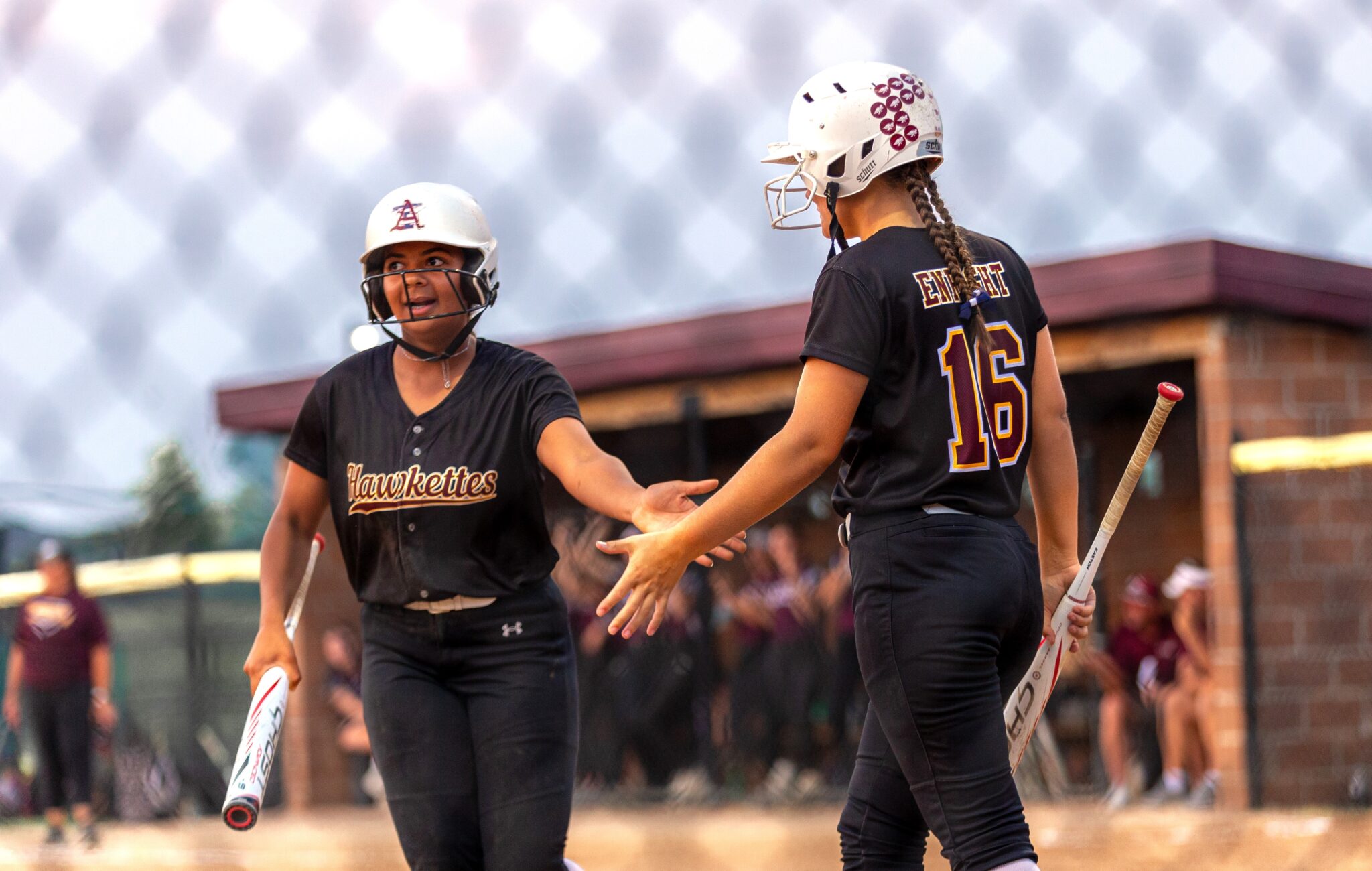 ‘The 2023 class is a special group’: Hawkettes romp to win on Senior Night