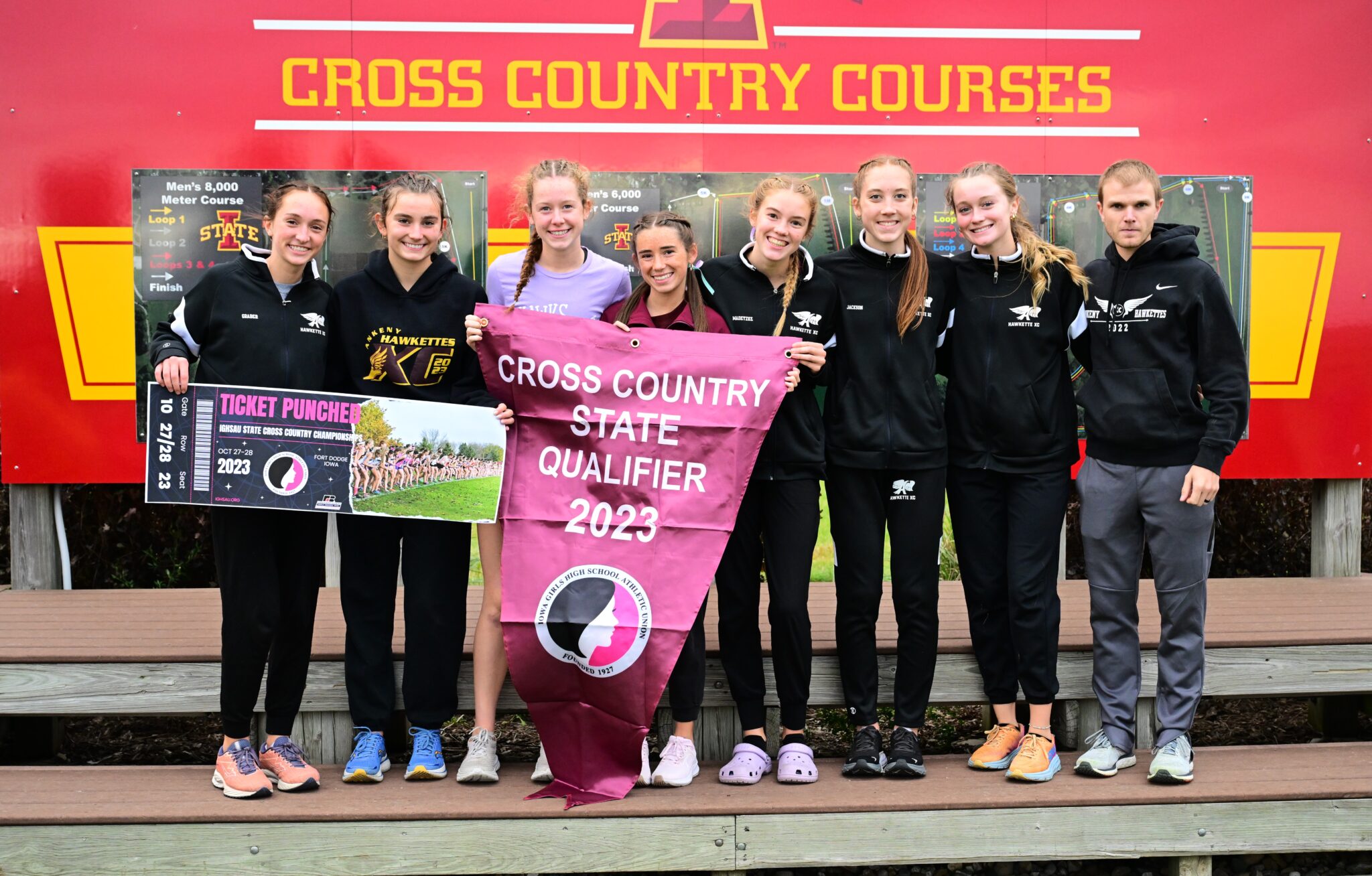 Hawkettes continue to have fun, qualify for state for 4th consecutive year