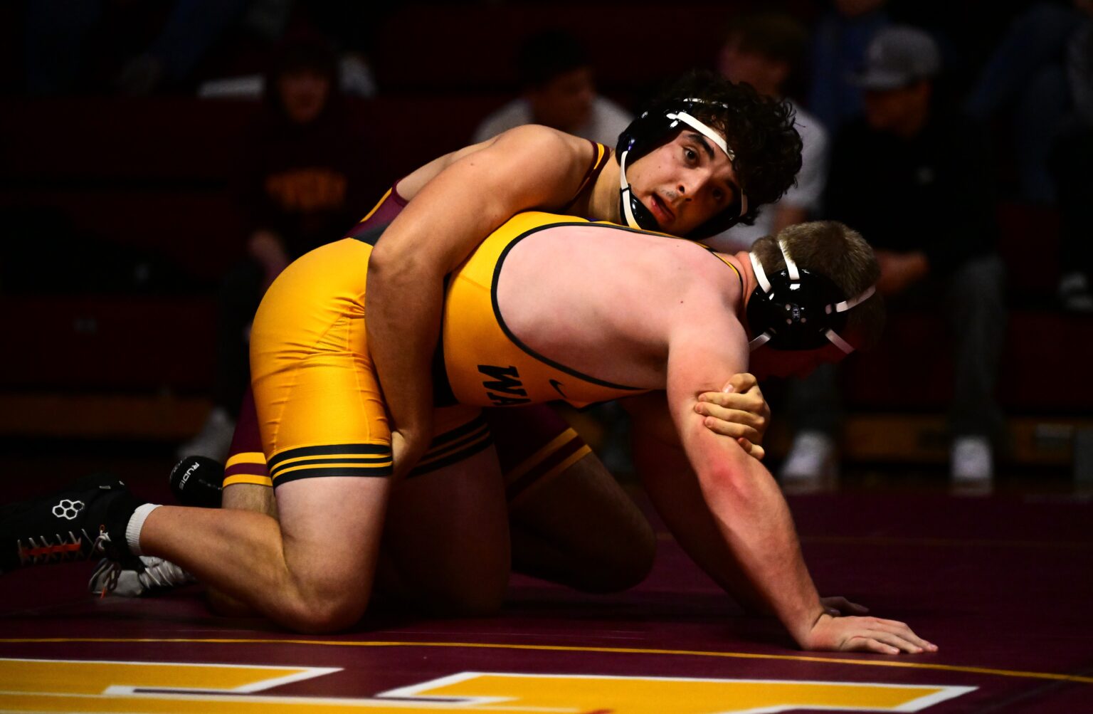 ‘Our kids wrestled hard’: Hawks notch 5 pins, but drop 33-32 decision ...