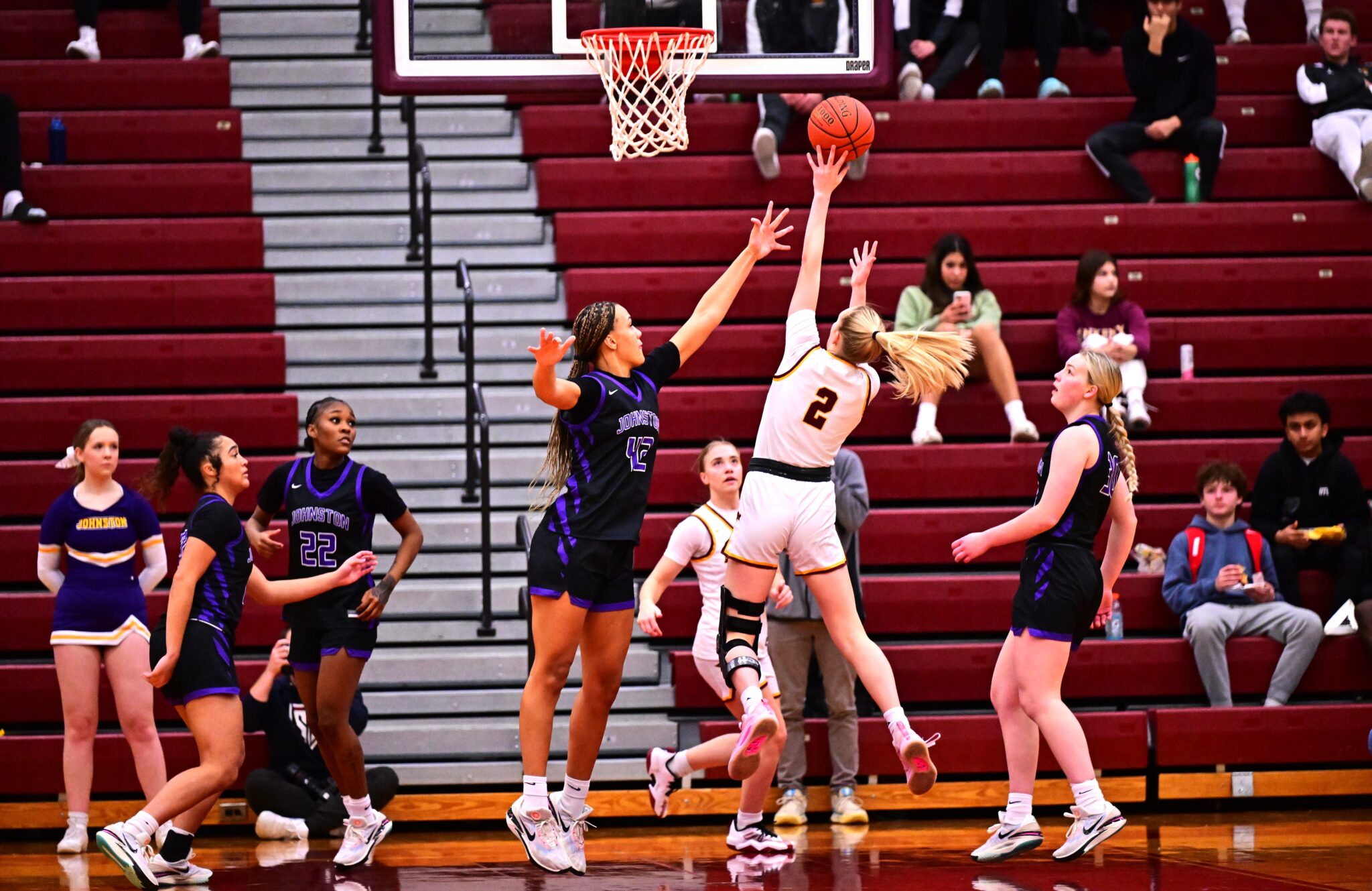 Hawkettes put huge scare into No. 1 Johnston before upset bid falls short