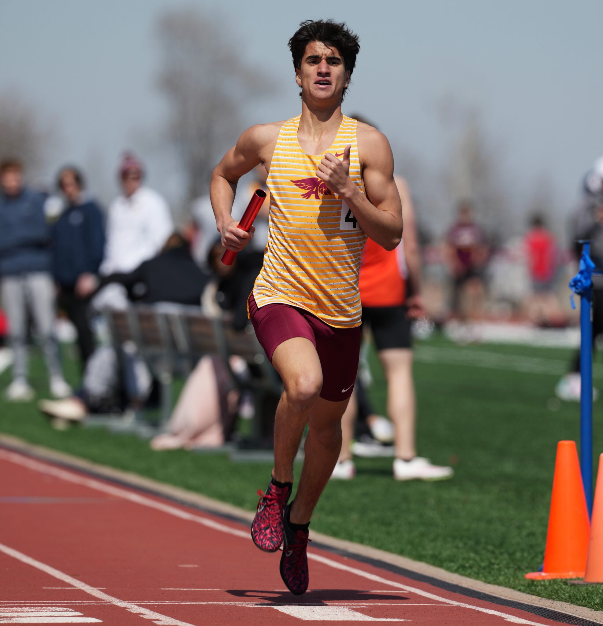 Centennial boys edge Hawks for 4th at Brooks Relays; Hawkettes take 5th