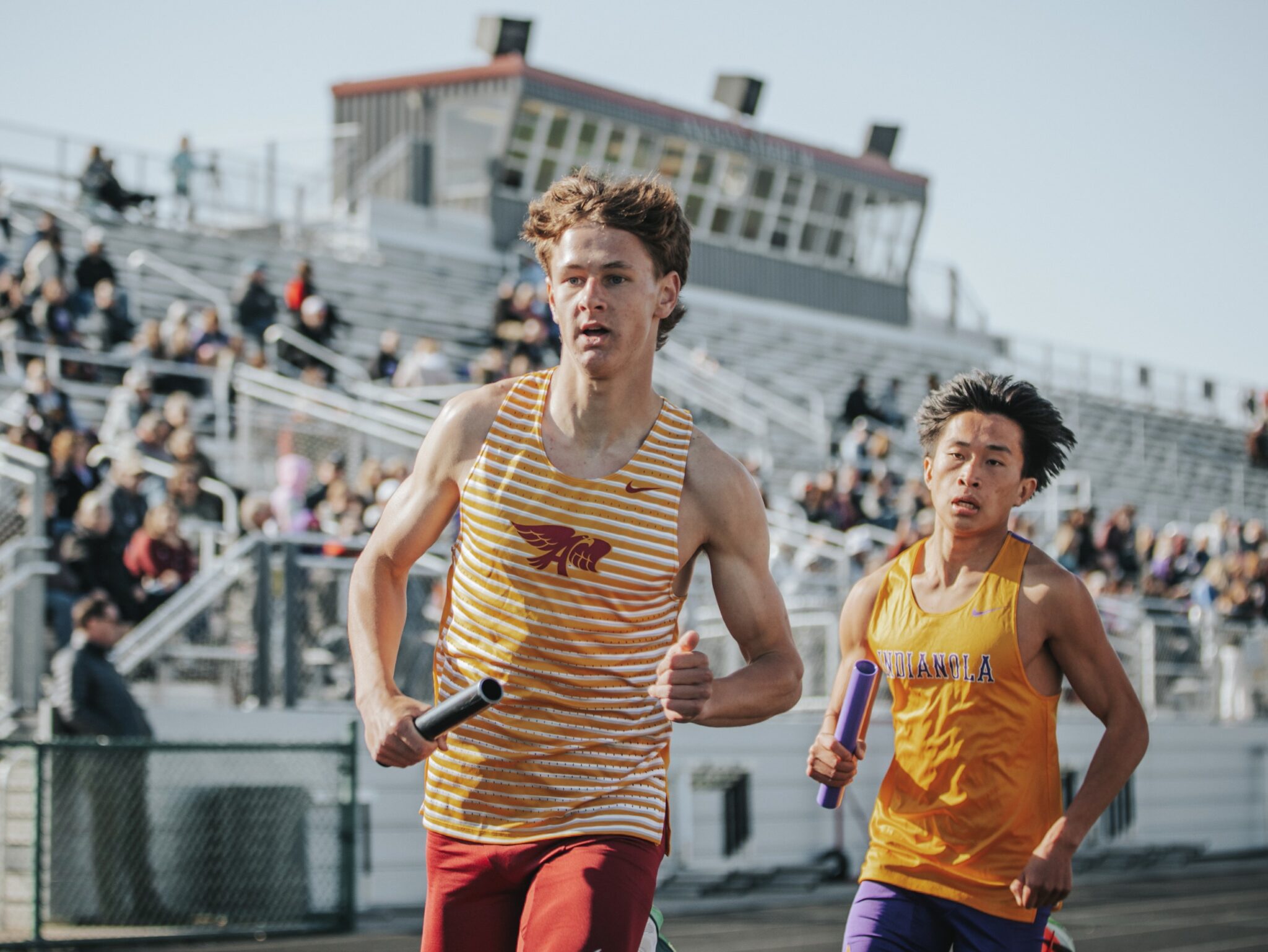 Hawks cruise to fast times on home track, qualify for Drake in 4×800, 4 ...