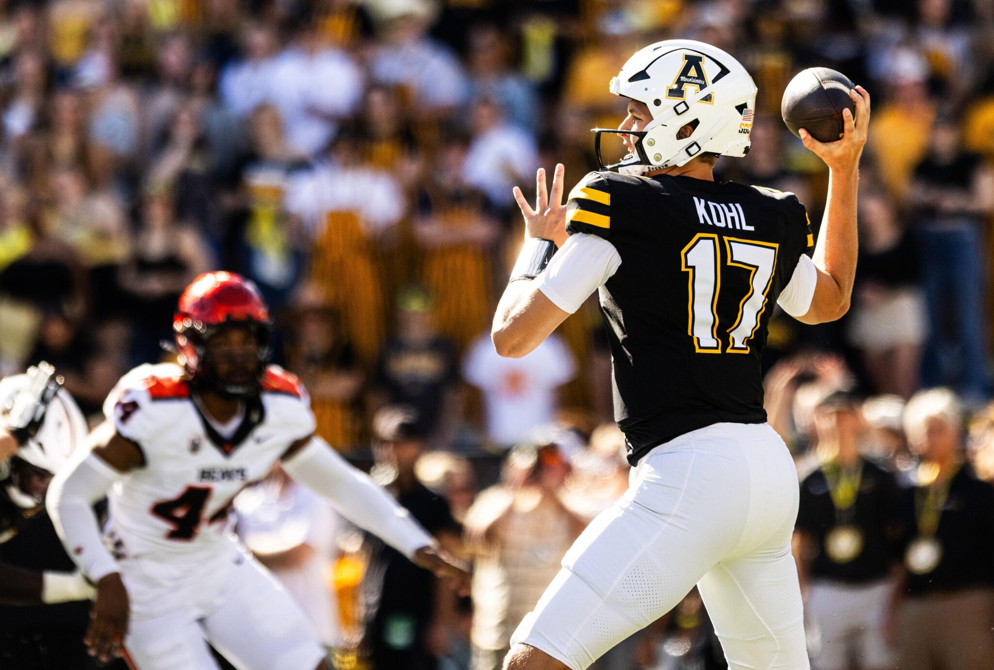 ‘I was composed’: Kohl gets his first start, helps App State to 27-23 ...
